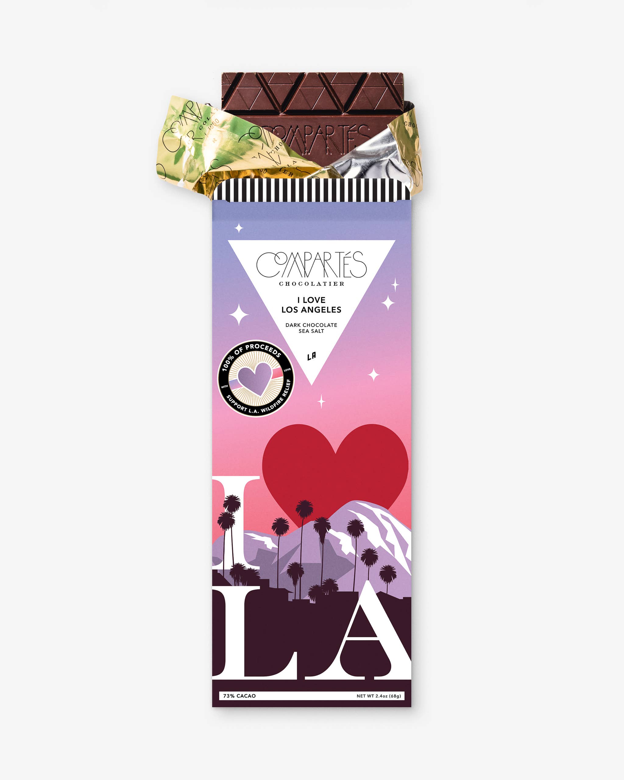 Compartes Chocolate - *NEW* I LOVE LA Chocolate Bar to BENEFIT WILD ...